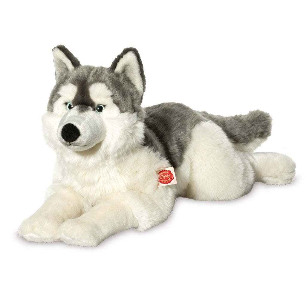 Teddy Hermann suuri Husky koira pehmolelu 60cm— Elli Madelli