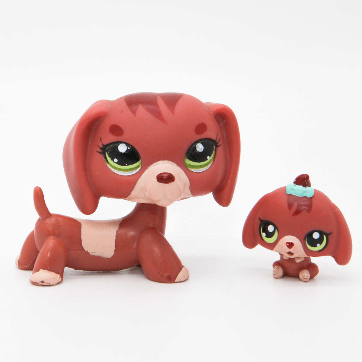 Littlest Petshop Mäyräkoira #3601 ja vauva #3602— Elli Madelli