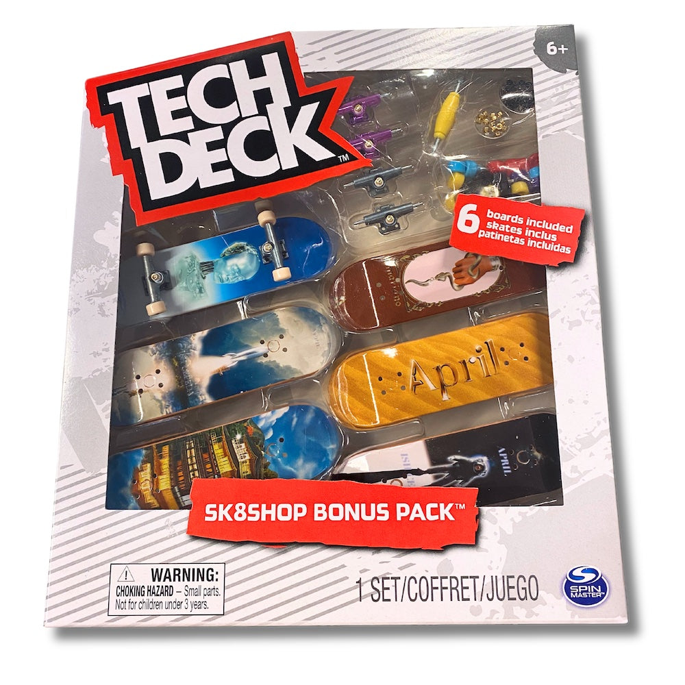 Tech Deck 6-pack sormiskeitti - April— Elli Madelli