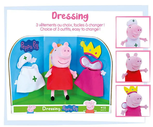 Pipsa Possu pukuleikki pehmolelu 18cm— Elli Madelli