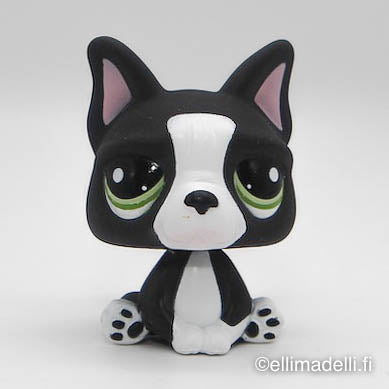 Littlest Petshop Ranskan Bulldog koira #1762— Elli Madelli