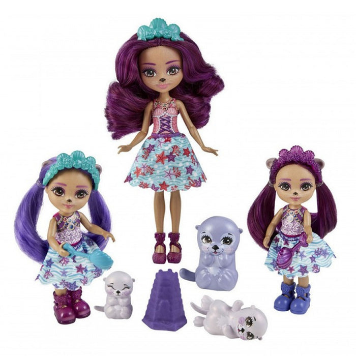Enchantimals Ocean Kingdom saukko perhe— Elli Madelli