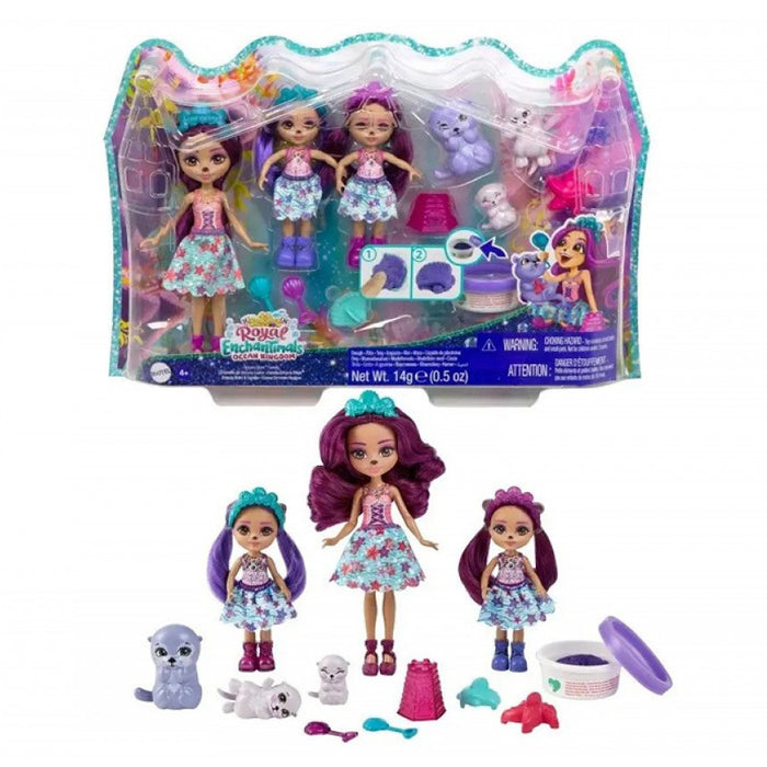 Enchantimals Ocean Kingdom saukko perhe— Elli Madelli