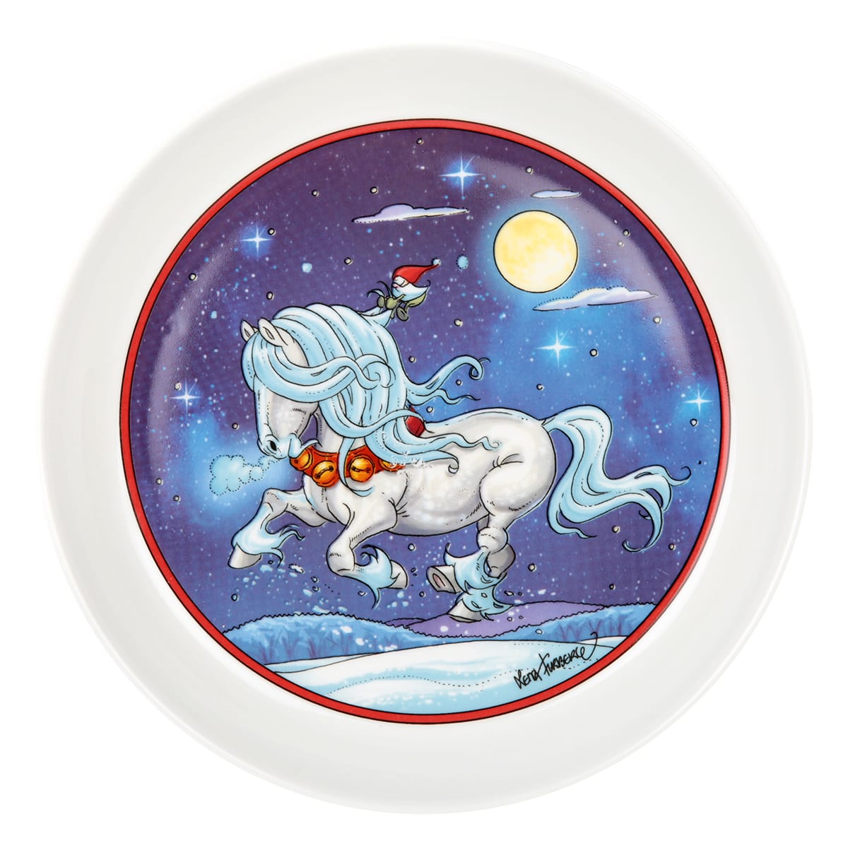 Hevoset Tiuku lautanen— Elli Madelli