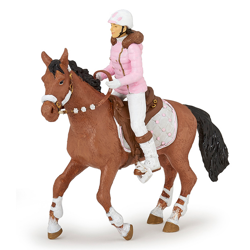 Papo 52011 Ratsastaja ja 51553 Hevonen— Elli Madelli