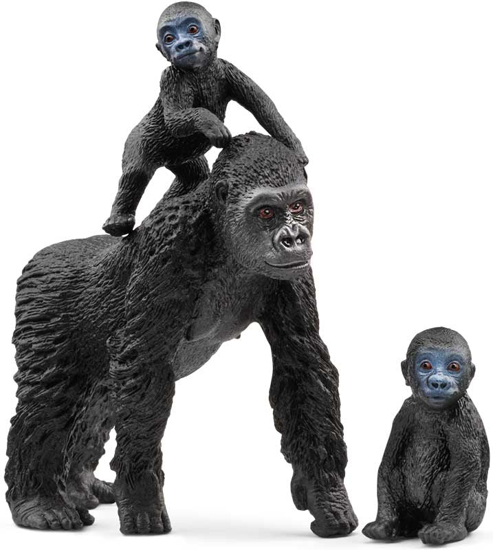 Schleich 42601 Gorilla emo ja poikaset— Elli Madelli